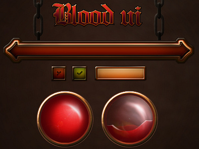 Blood UI by Daniele Vicinanzo on Dribbble