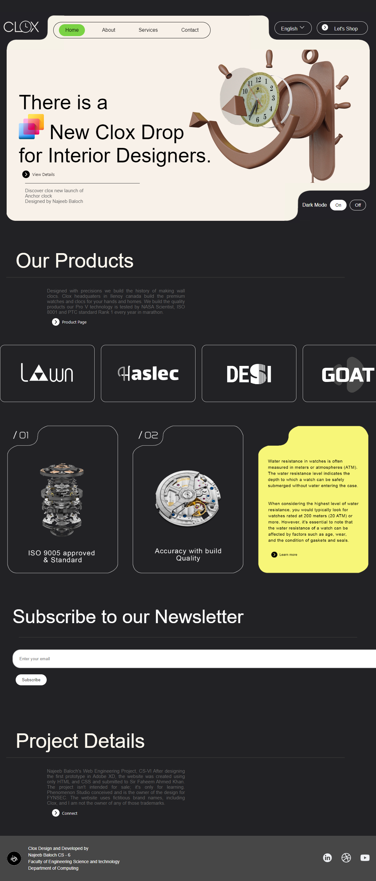 ClOX by Najeeb Baloch on Dribbble