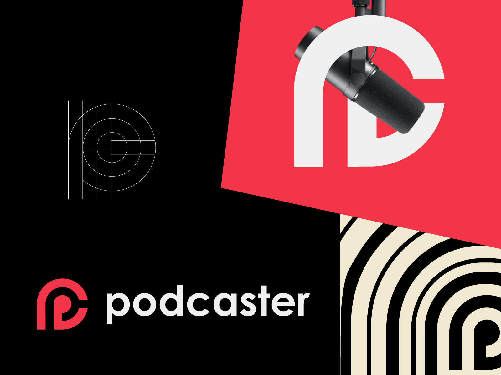 Podcaster - Logo design for Podcast by Priyum Kochhar on Dribbble