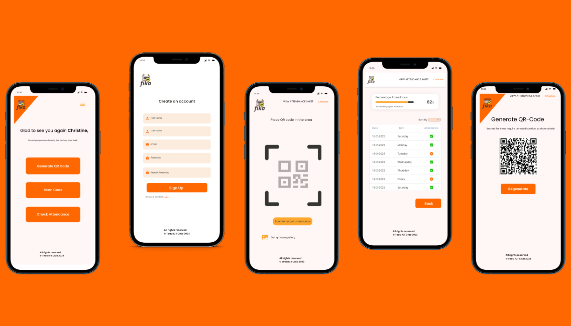QR Code authentication app by Christine on Dribbble