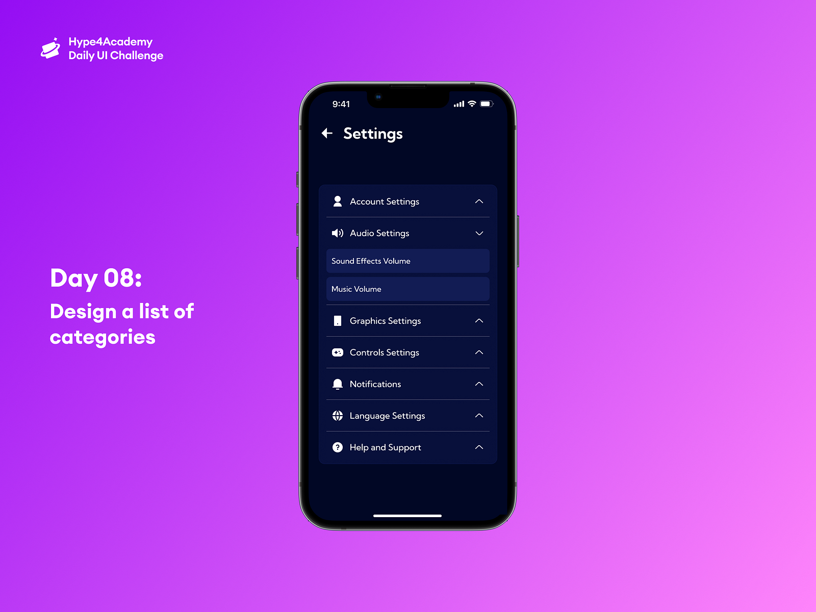 Day 08 Design A List Of Categories By Umer Javed On Dribbble Day 08 Design A List Of Categories By Umer Javed On Dribbble