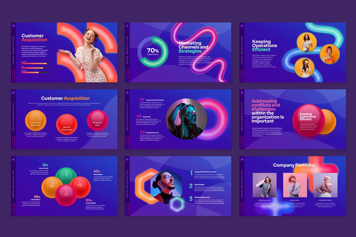Nexus Powerpoint Template by Klit Vogli on Dribbble