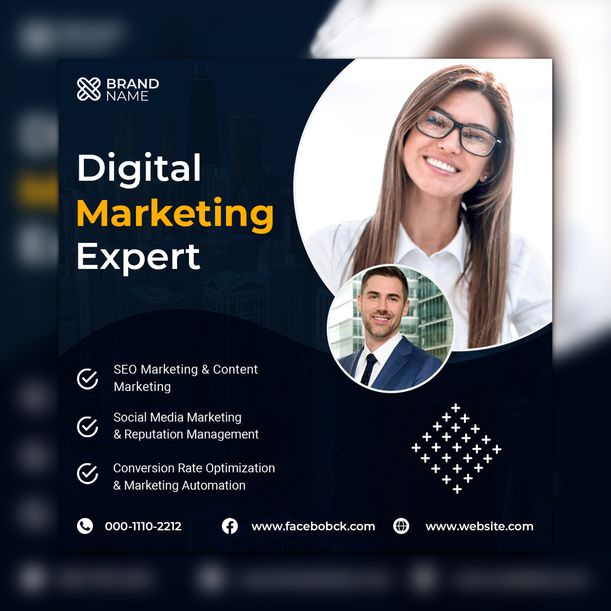 Creative Digital Marketing Post Design by Rakib_designes on Dribbble