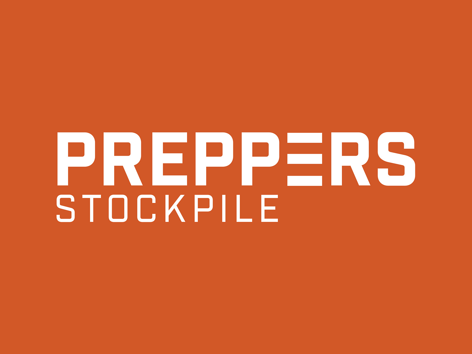 Preppers Stockpile Brand Design by Benji Wedel on Dribbble