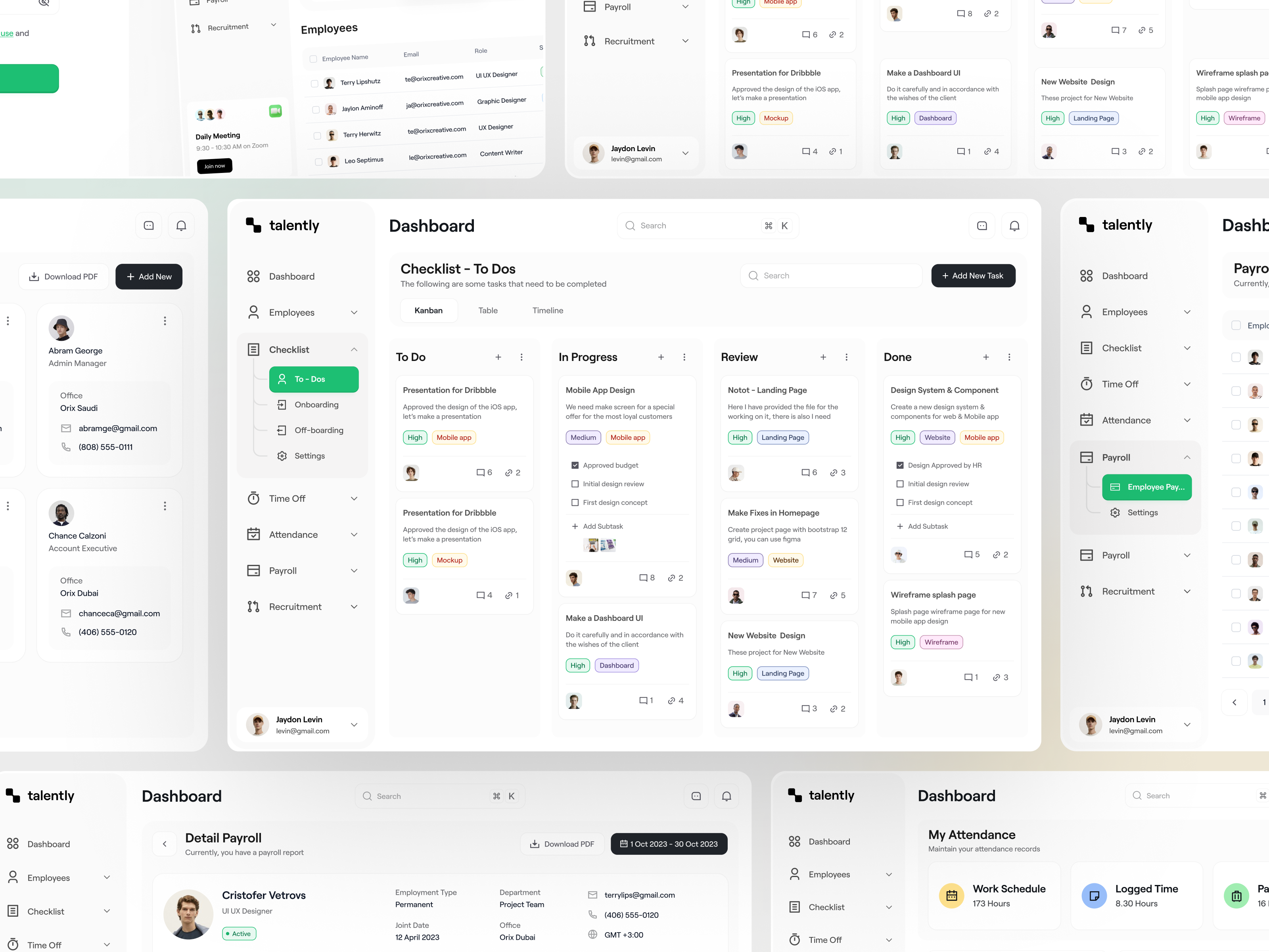 Team Management Dashboard by Orix Creative on Dribbble