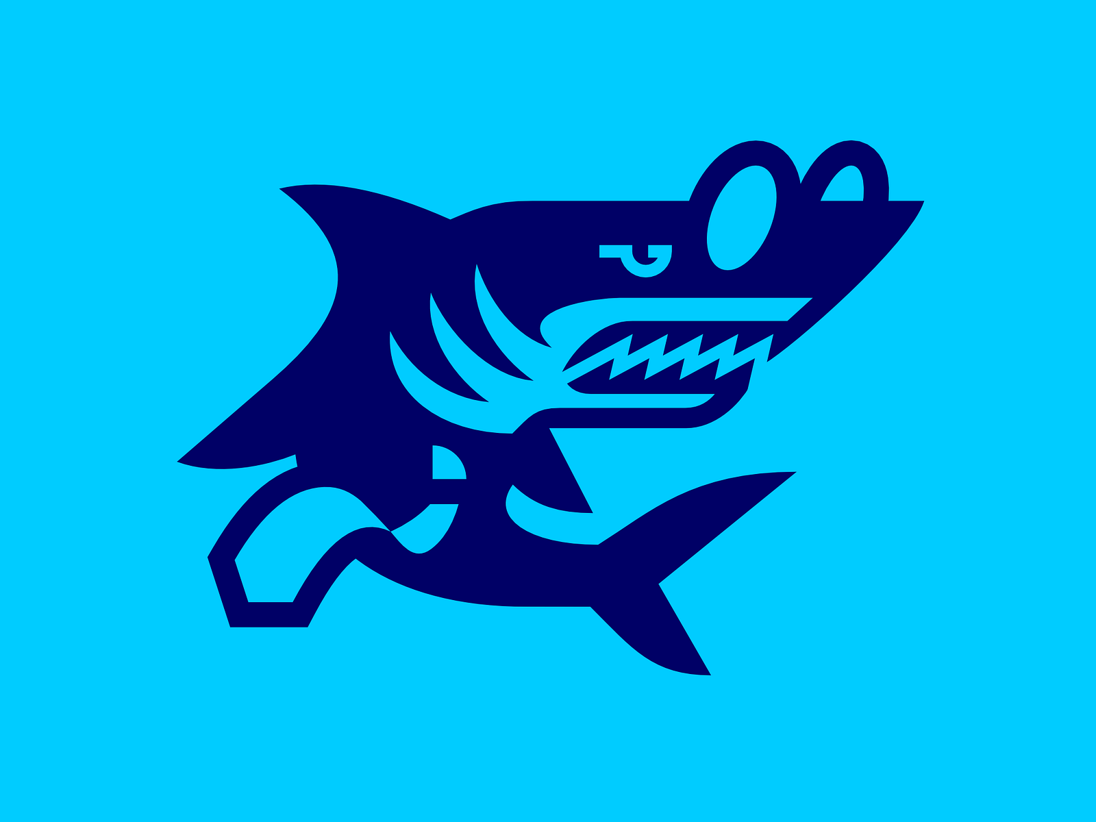 The office shark by Ilya Kostramin on Dribbble