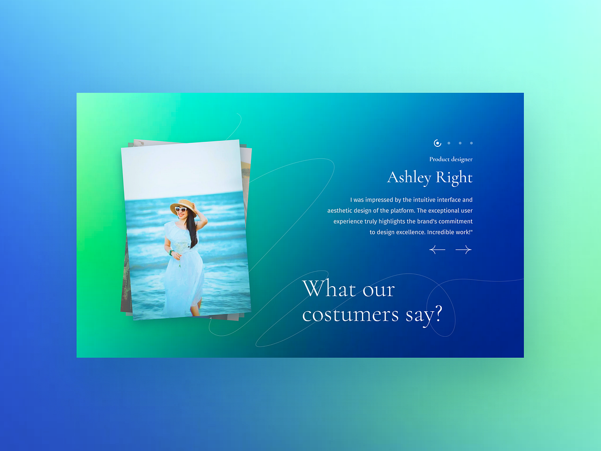 Browse thousands of Testimonial Section images for design inspiration ...