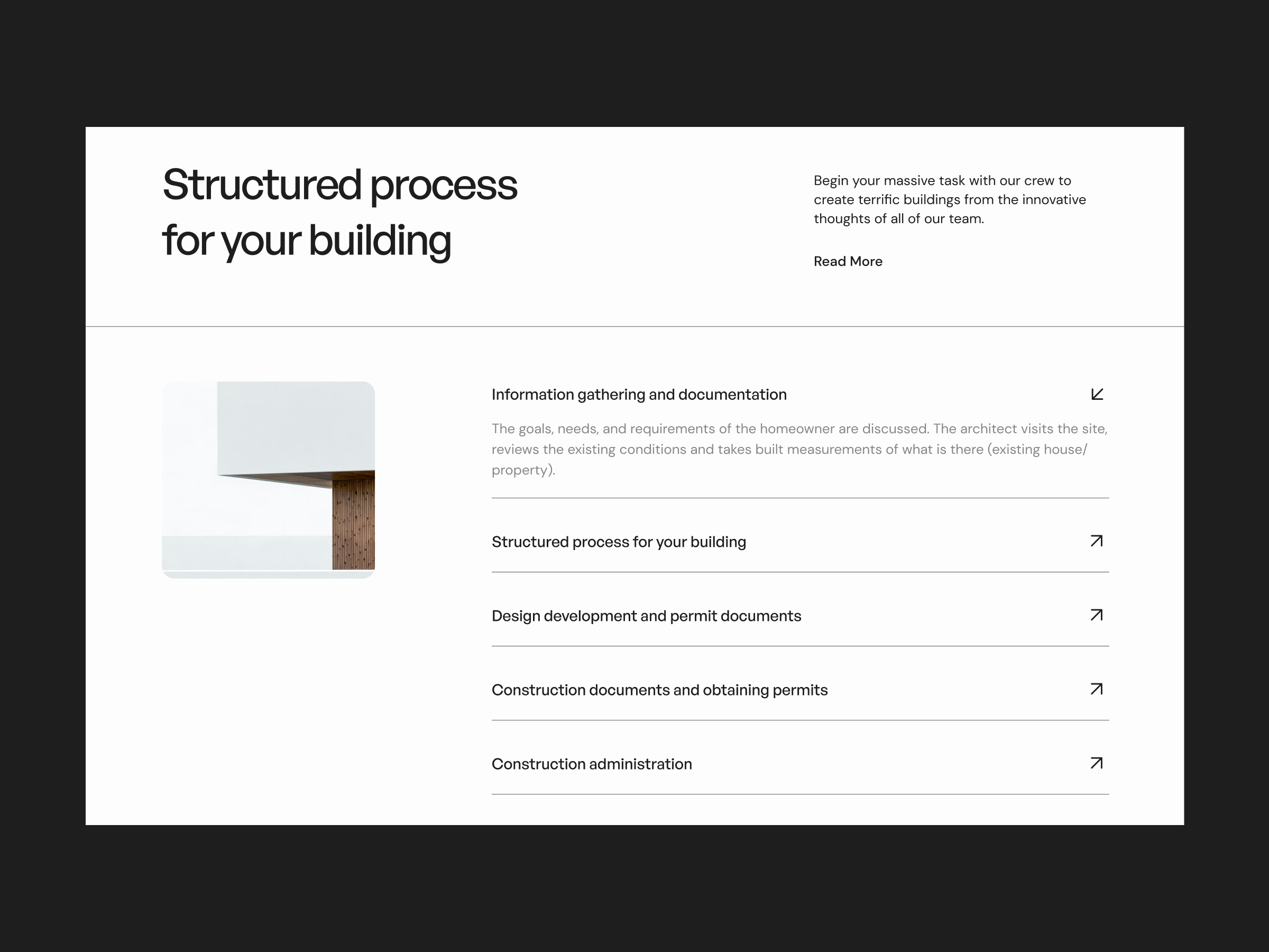 Architecture Studio Landing Page by Aryo Pamungkas for SLAB Design Studio on Dribbble
