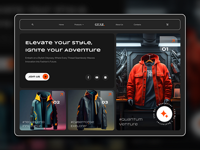 Fashion Website UI Design Concept by Samiha Rahman for Flaidex on Dribbble