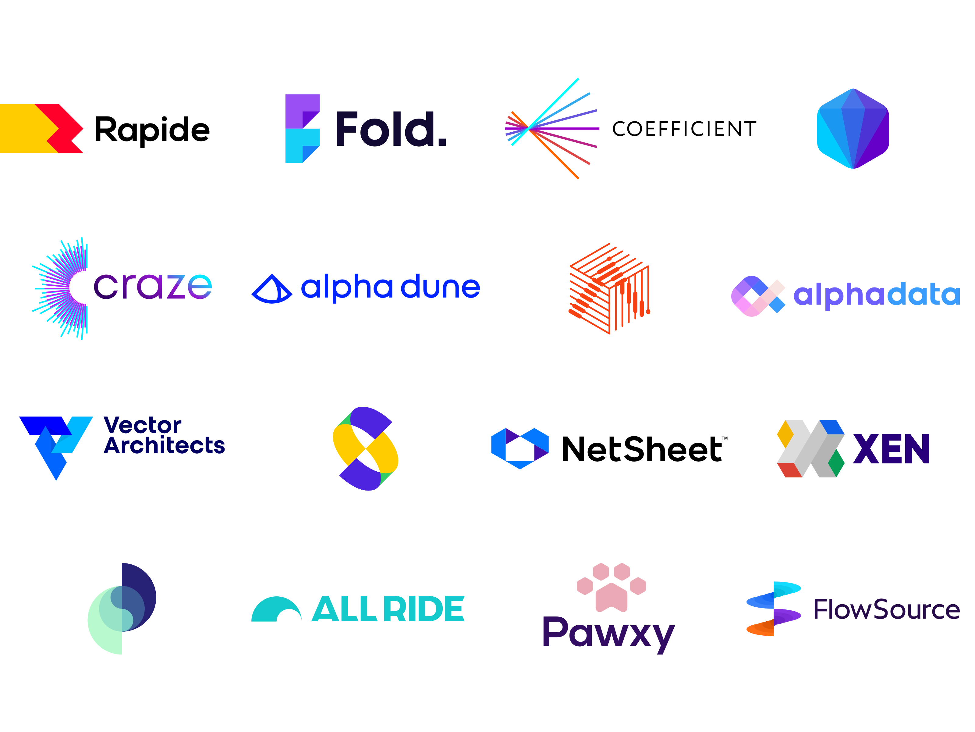 My 2023 most popular dribbble logo design projects by Alex Tass, logo ...