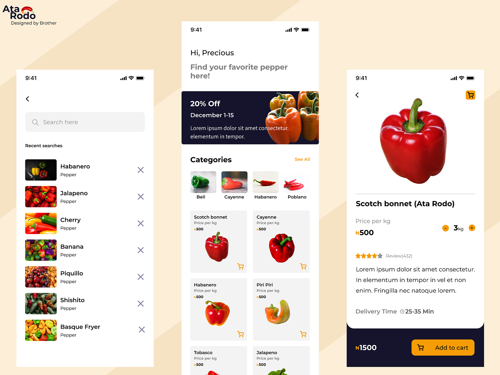 Ata Rodo: The Mobile App by Williams Alayode on Dribbble