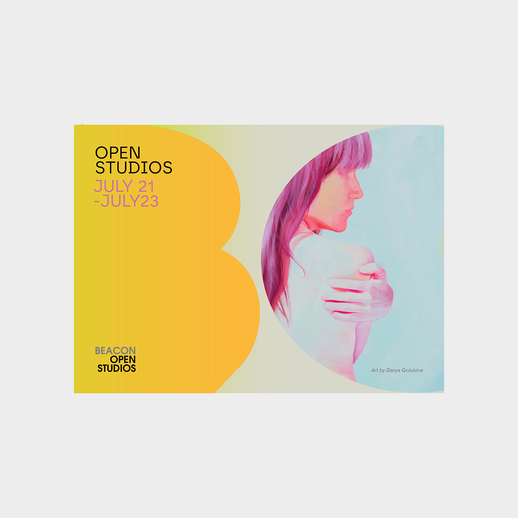 Beacon Open Studios Print Materials by Wild Cube on Dribbble