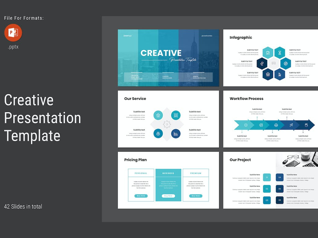 Creative | PowerPoint Presentation Template by Master Templates on Dribbble