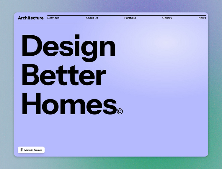Architecture website, design #6 of the 30-day challenge. by Marouane ...