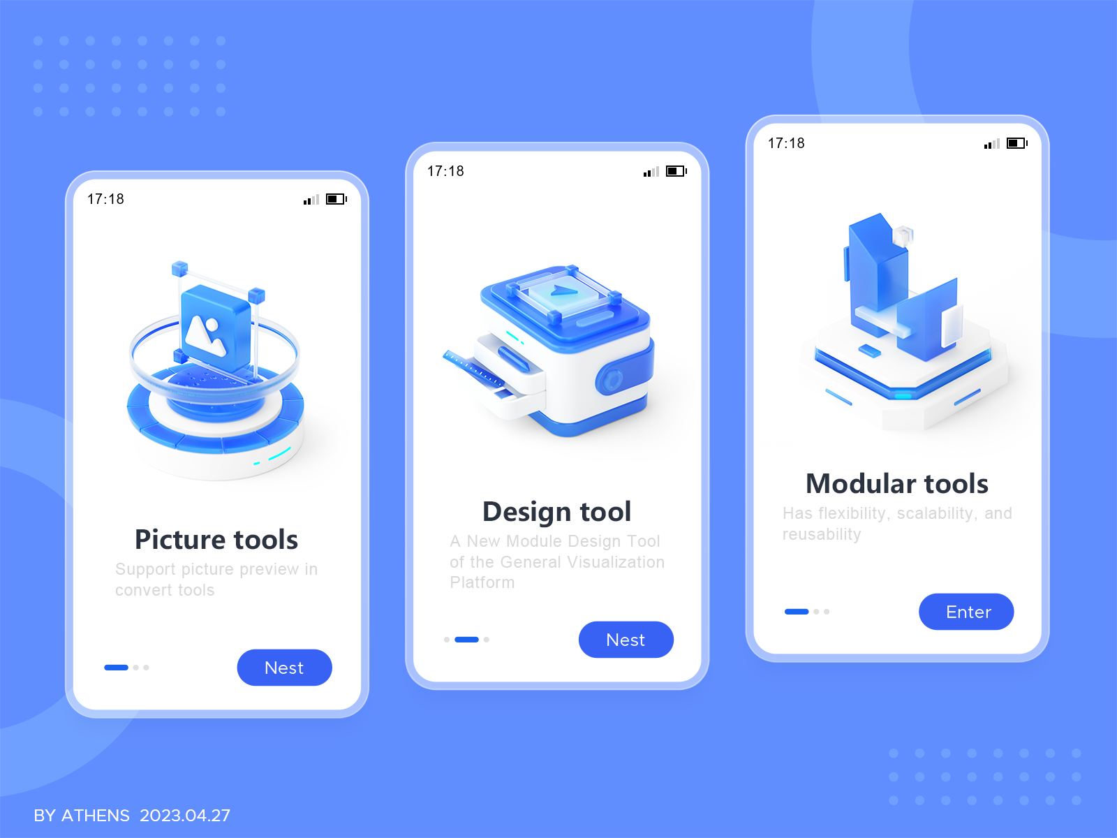 C4d exercise - Design tool by Athens🛸 on Dribbble