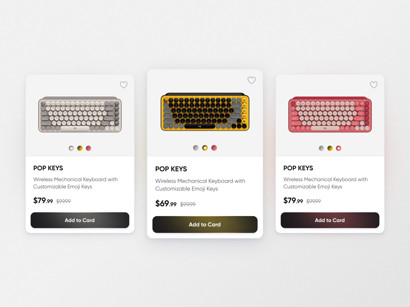 Logitech Product Card by Dima Lysenko on Dribbble