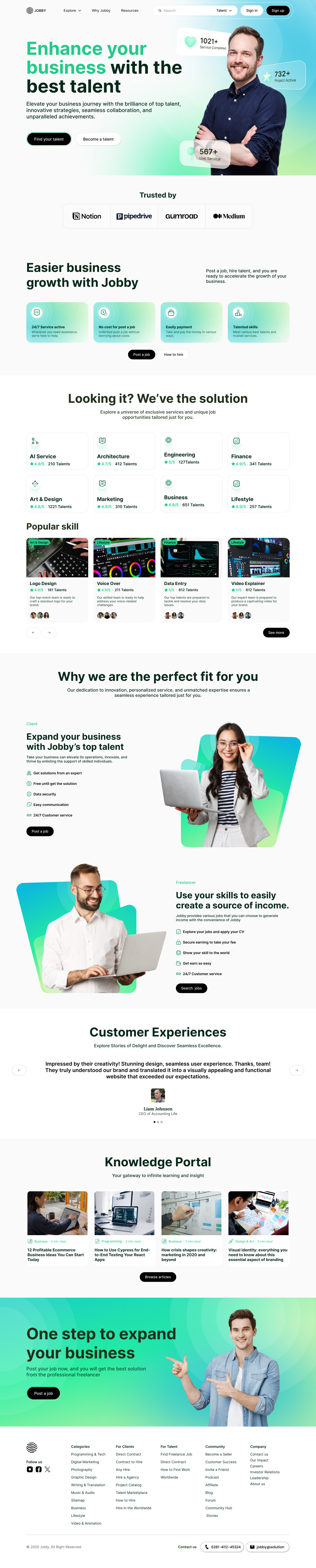 Jobby Portal Job | Design 1 by Ari Catur on Dribbble