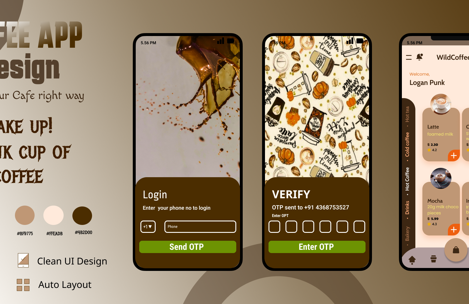 Coffee App Ui Design By Harisivaram On Dribbble