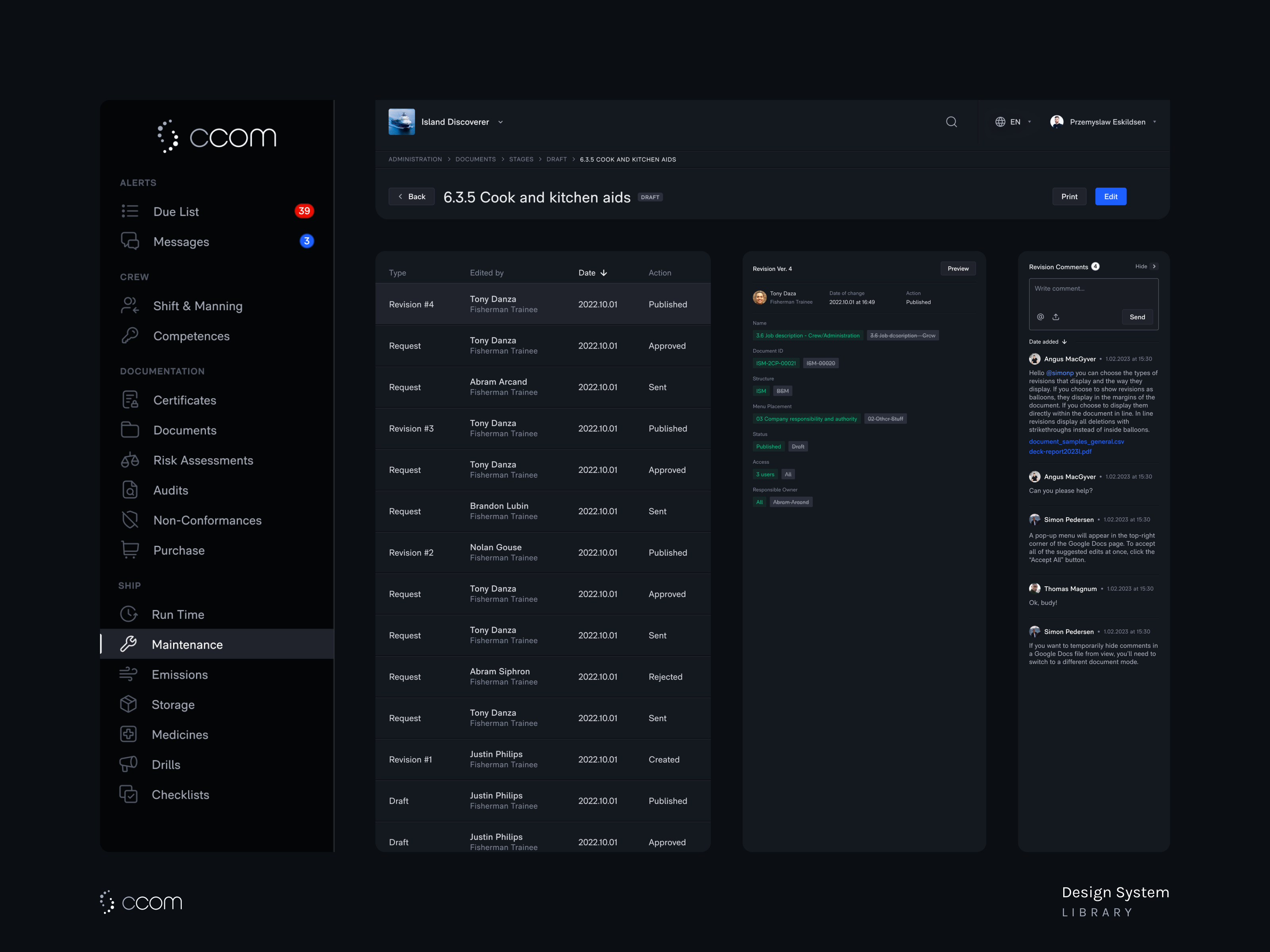 🛳️ CCOM Design System by EL Passion on Dribbble