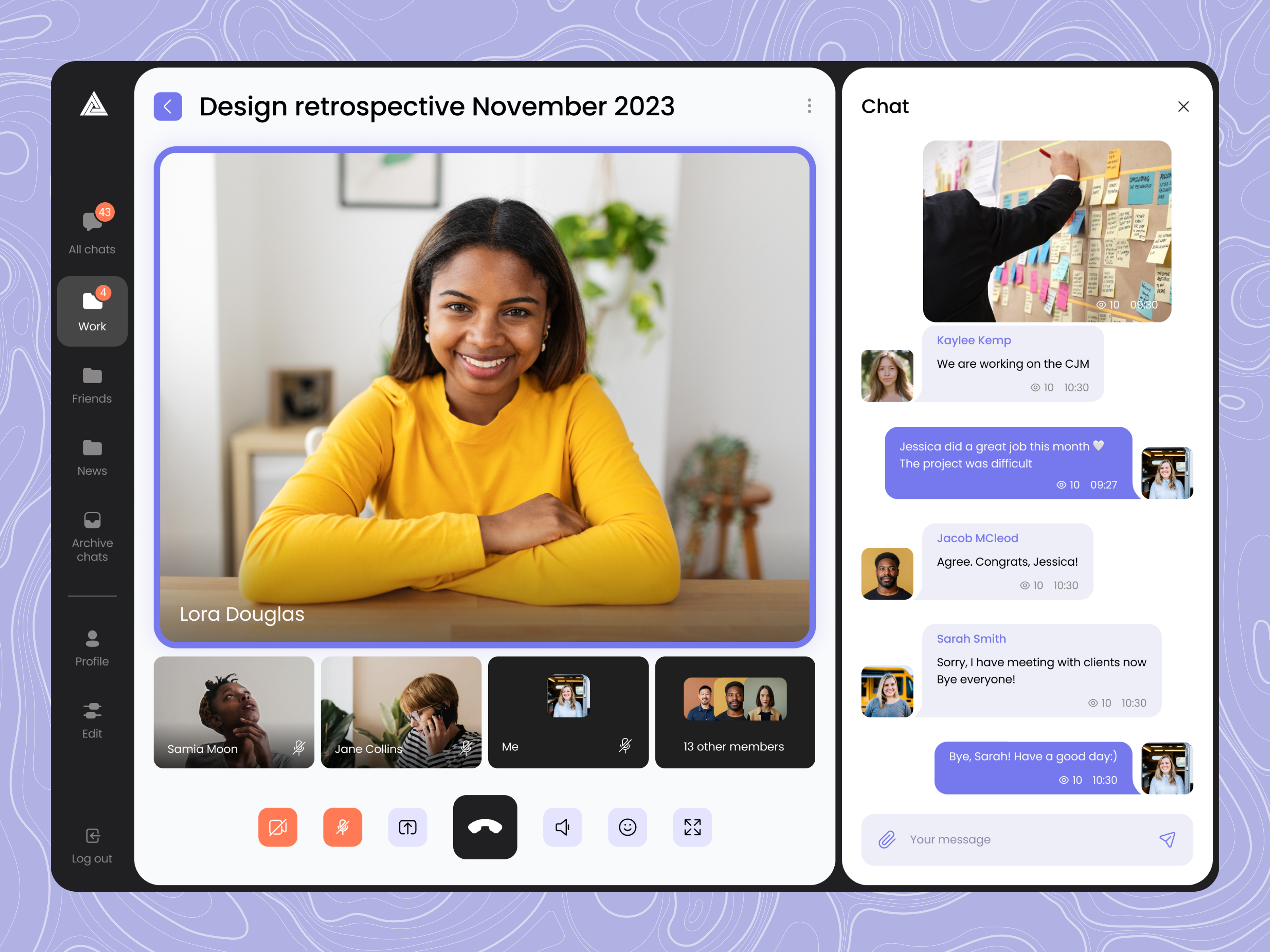 Web Chat UI by Ronas IT | UI/UX Team on Dribbble