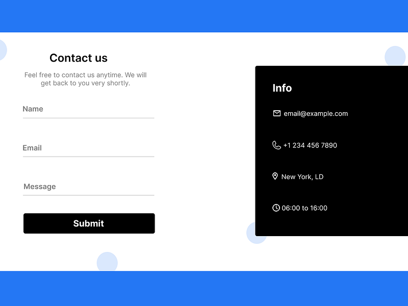 Contact Us UI Design designs, themes, templates and downloadable ...