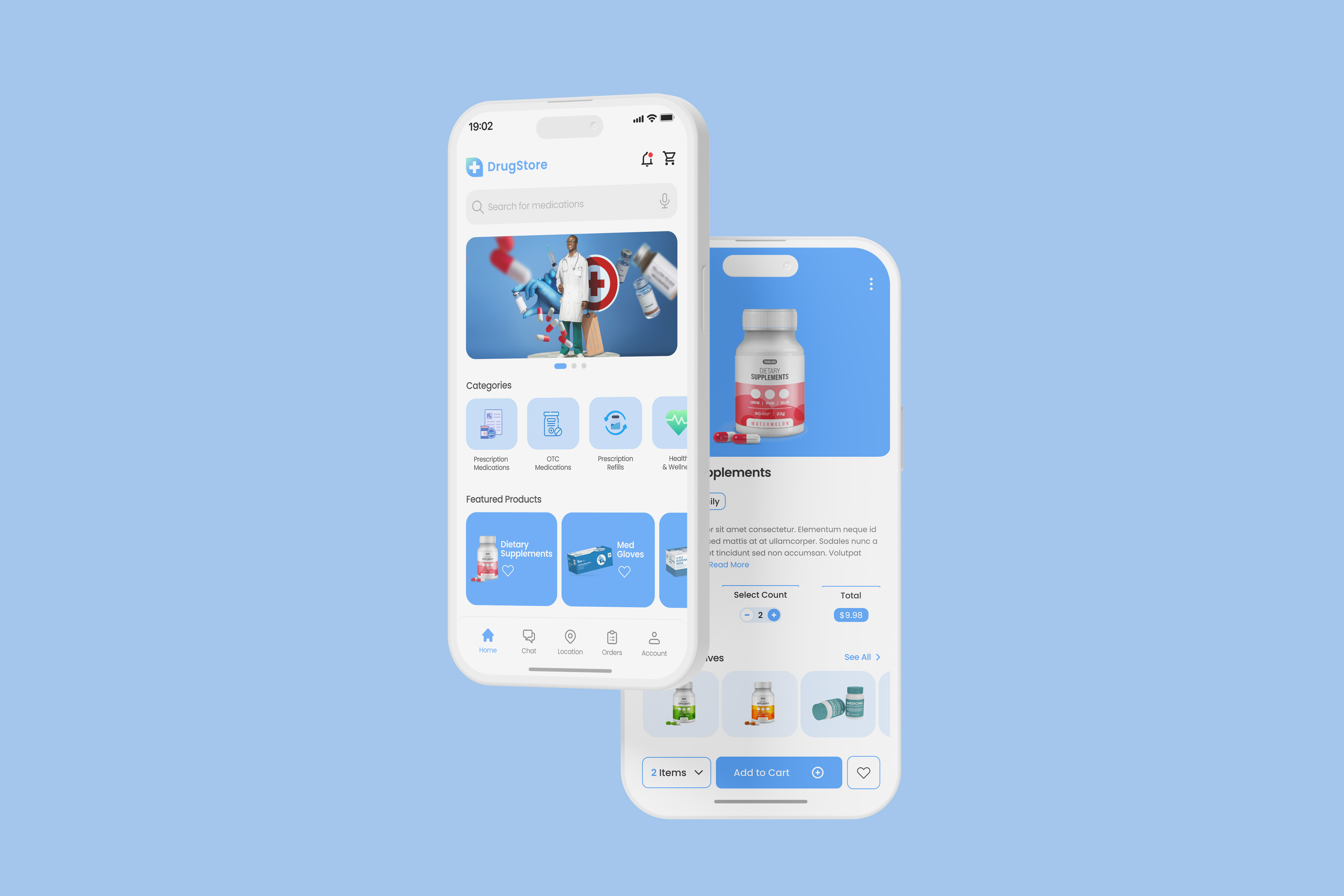 Pharmacy Mobile App UI Design by UI.Bush on Dribbble