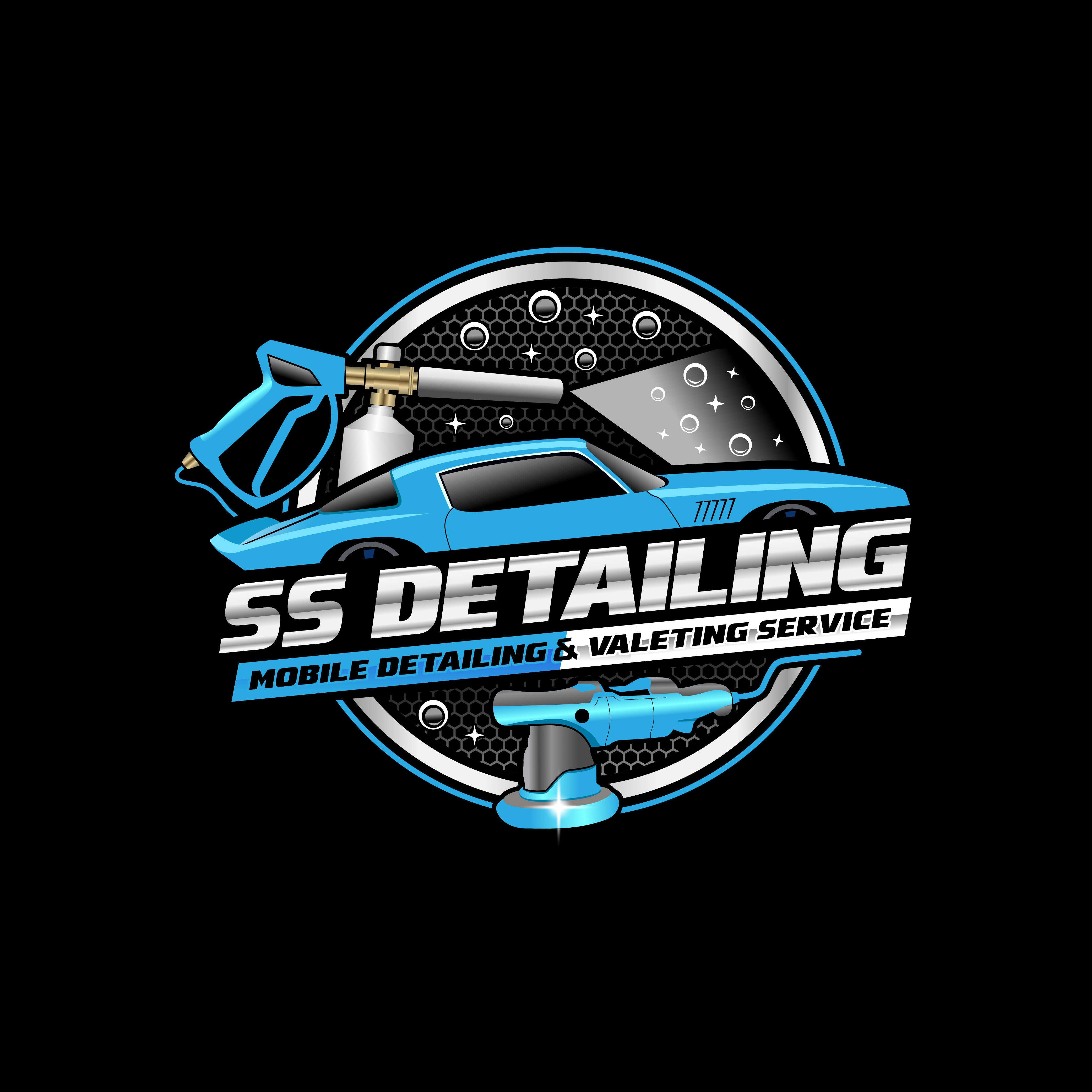SS Detailing Company Logo Design. Created By Naeem_Design by Naieem on ...