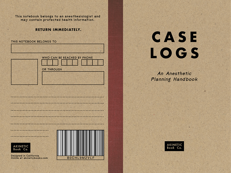 Case logs book by Alex Goodell on Dribbble