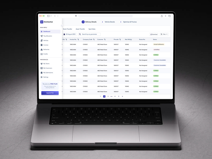 Table UI designs, themes, templates and downloadable graphic elements ...