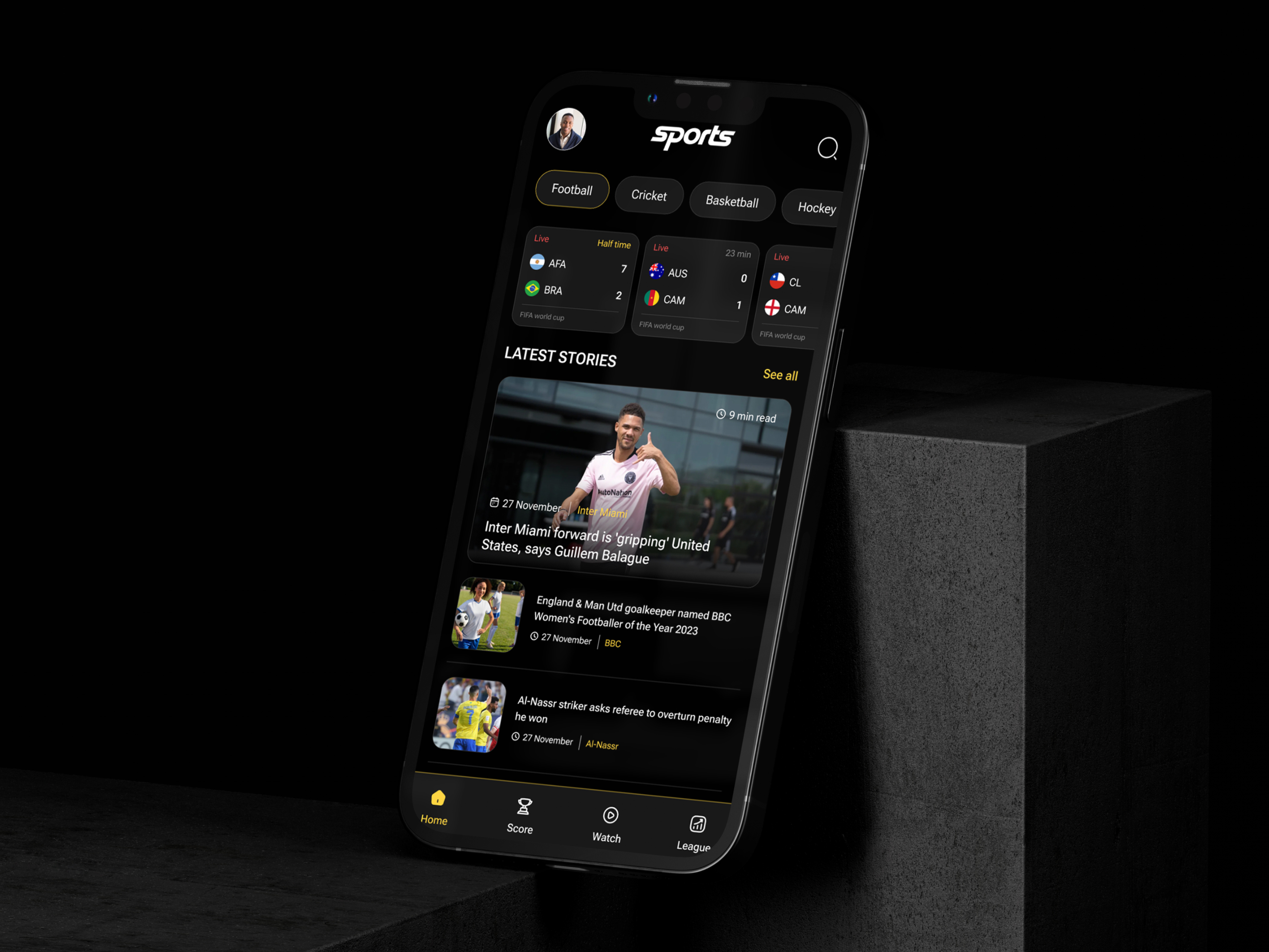 Sports App Design by Sahin Mia for Pixelean - Ui/Ux Design Agency on ...