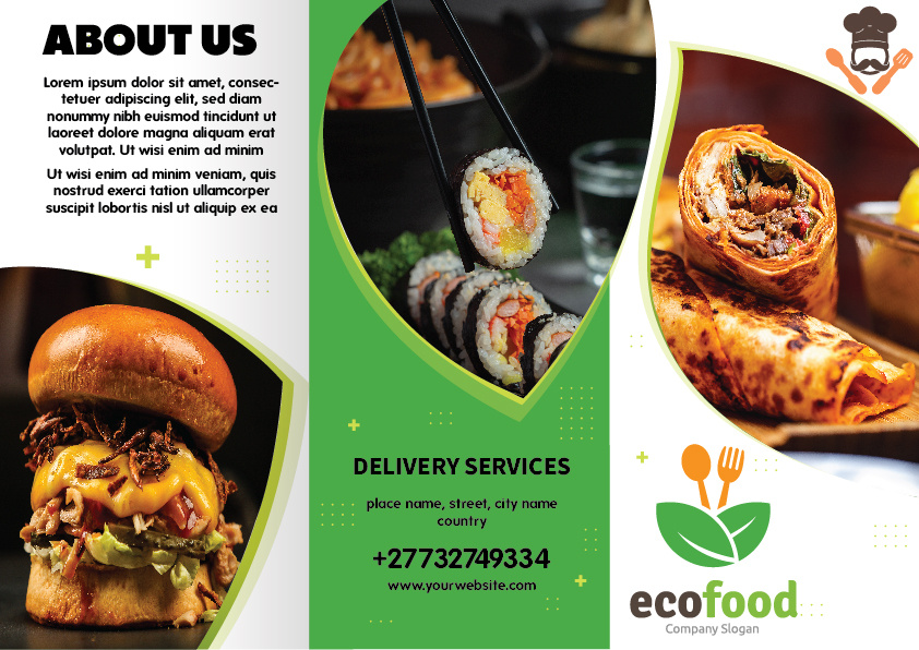 FOOD BROCHURE DESIGN by Shahyan karim on Dribbble