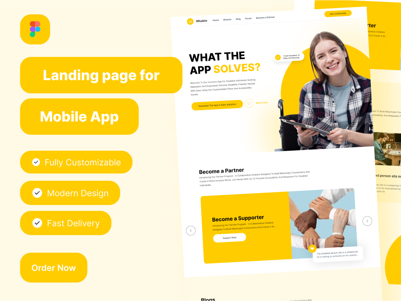 Mobile App Promo Landing Page Design by Muhammad Inam on Dribbble