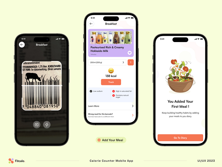 Calorie Counter Application by MindInventory UI/UX for MindInventory on ... Calorie Counter Application by MindInventory UI/UX for MindInventory on ...