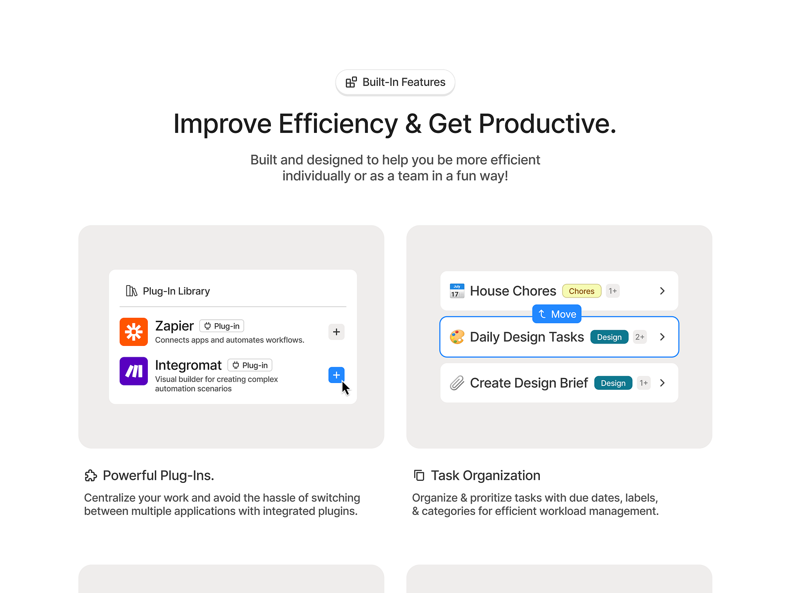 Quillnote - Page Features Section by Xchyler Drenth on Dribbble