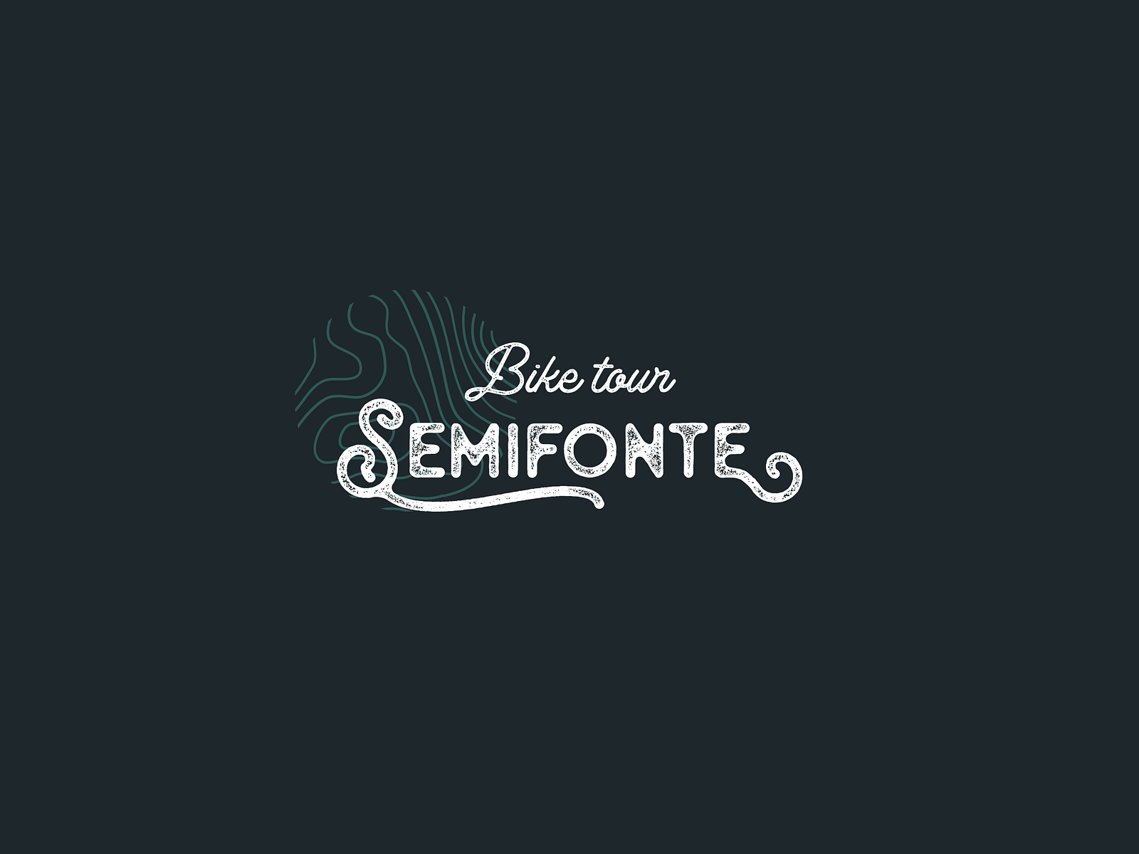 Semifonte Bike tour logo by Manuele Haisek on Dribbble