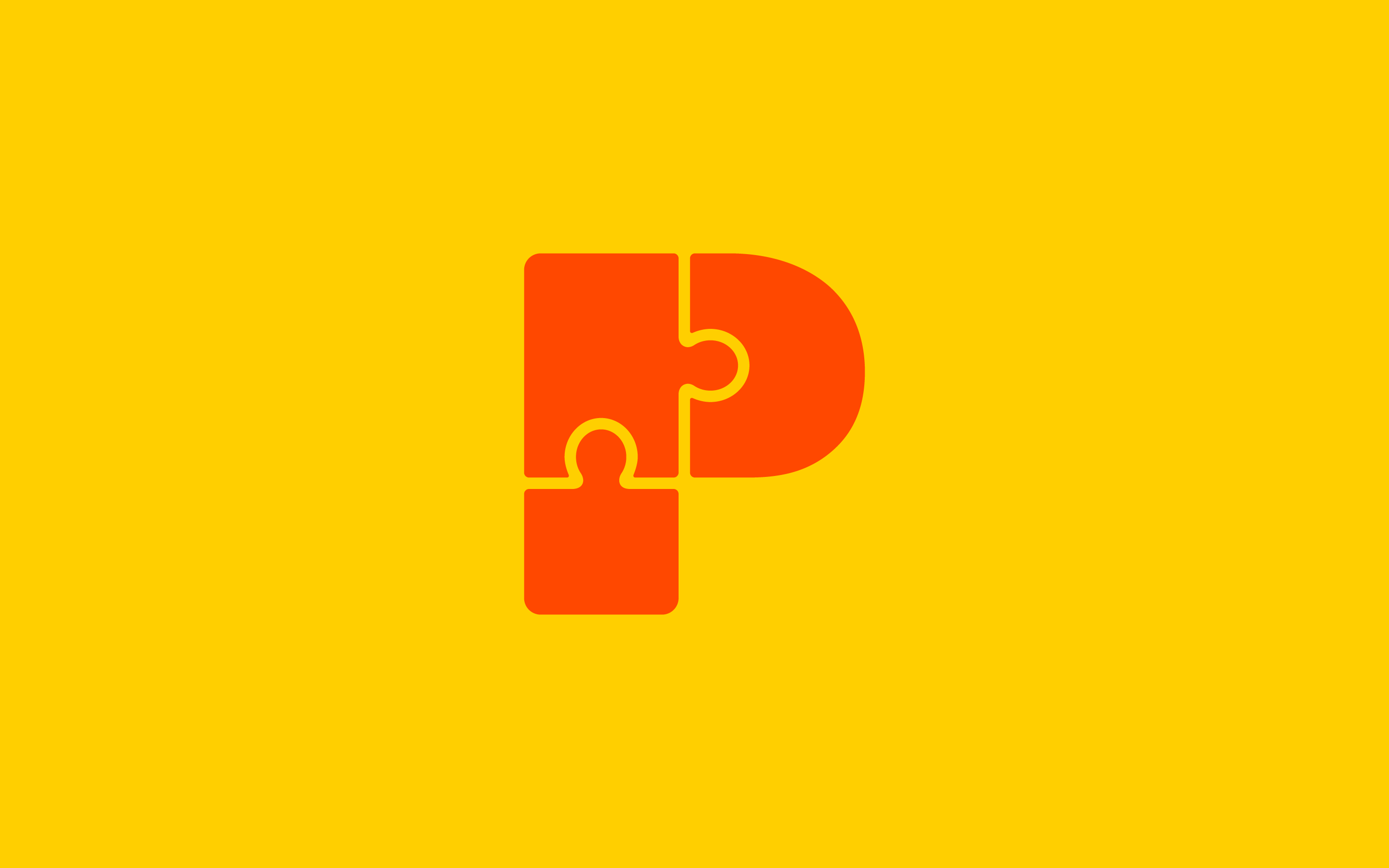 P for Puzzle Lettermark by Mihai Dolganiuc on Dribbble