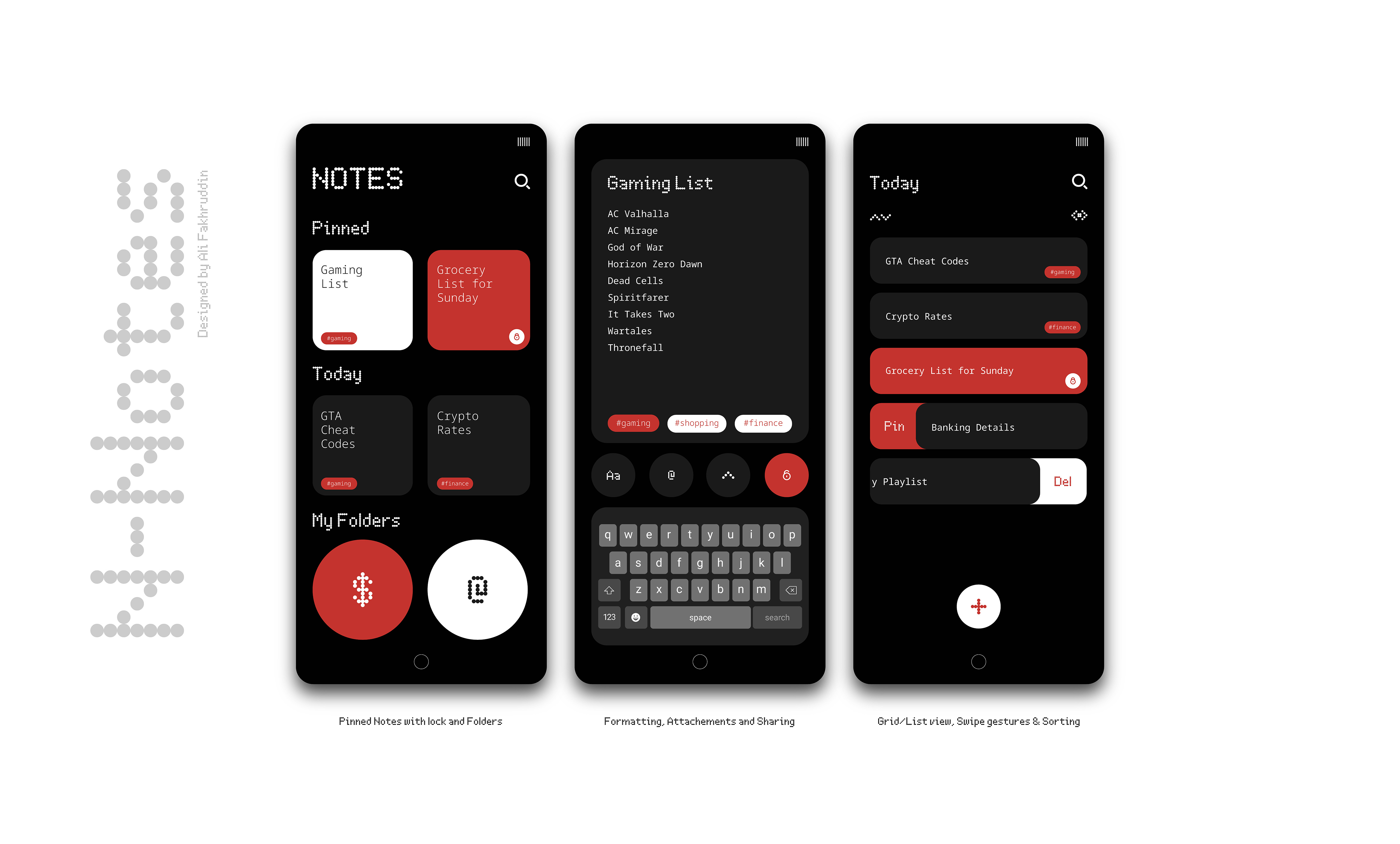 Nothing Apps UI Design by Ali Fakhruddin | Dribbble