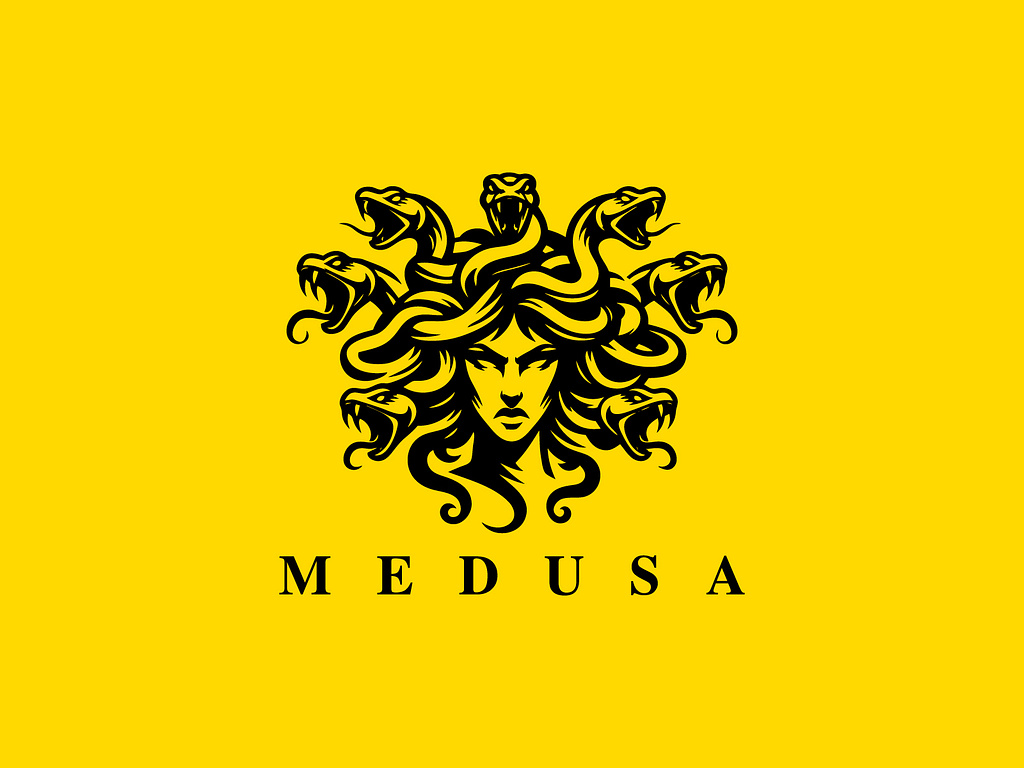 Medusa Logo by Ben Naveed on Dribbble