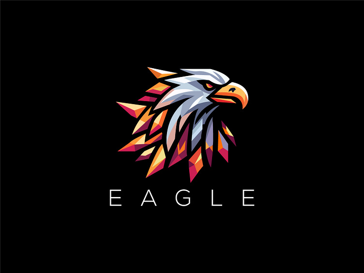 Eagle Logo by Hussnain Graphics on Dribbble