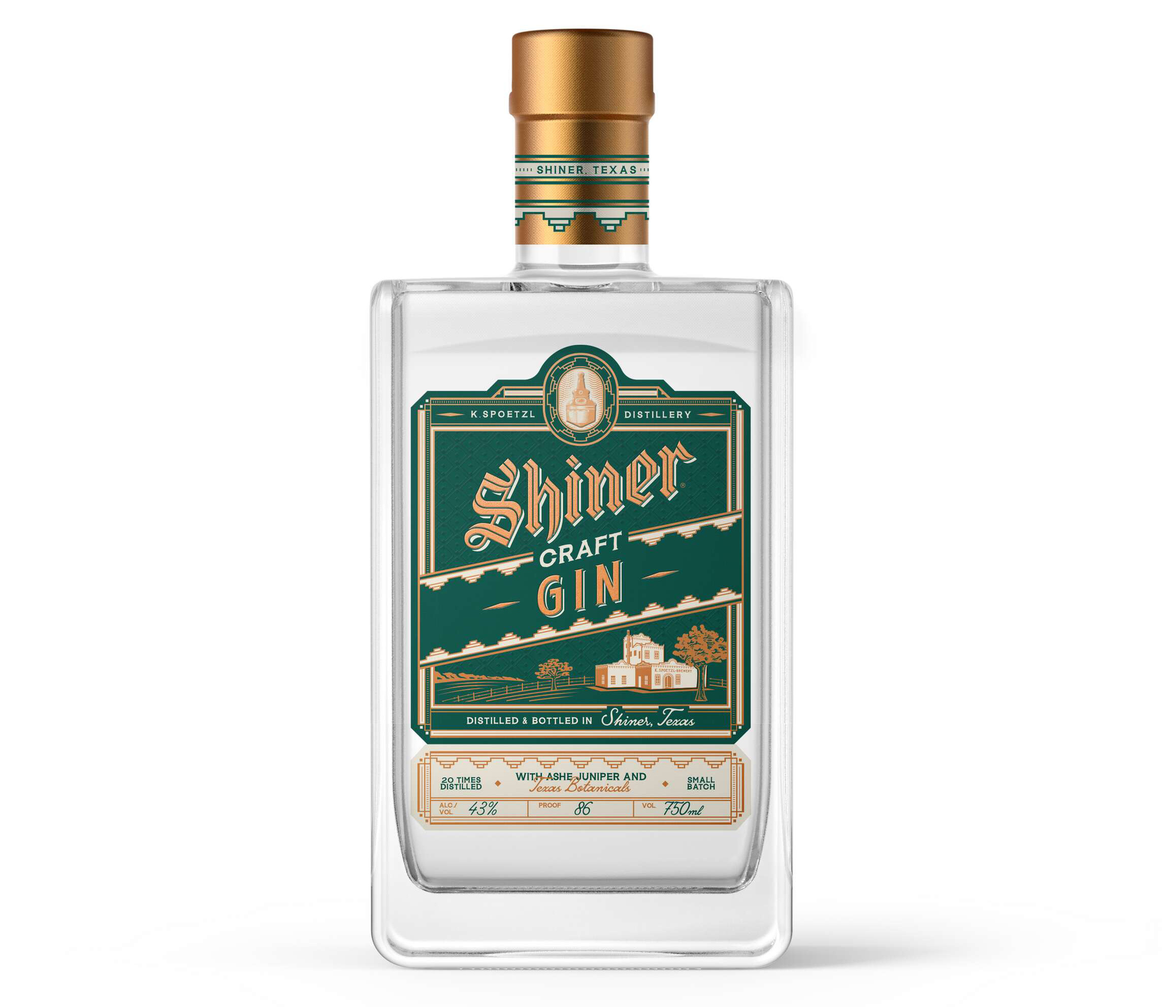 Shiner Gin by Ben Didier on Dribbble
