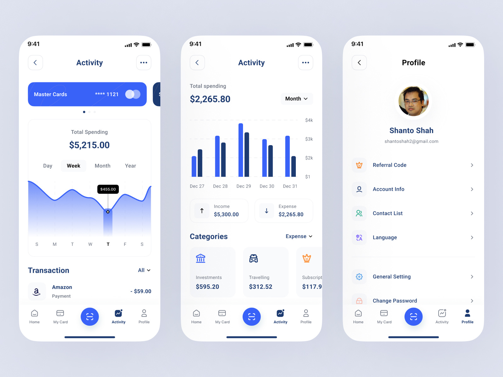 P-Pay Money Transfer Mobile App by Md Shanto Miah → ️ Hire Now on Dribbble