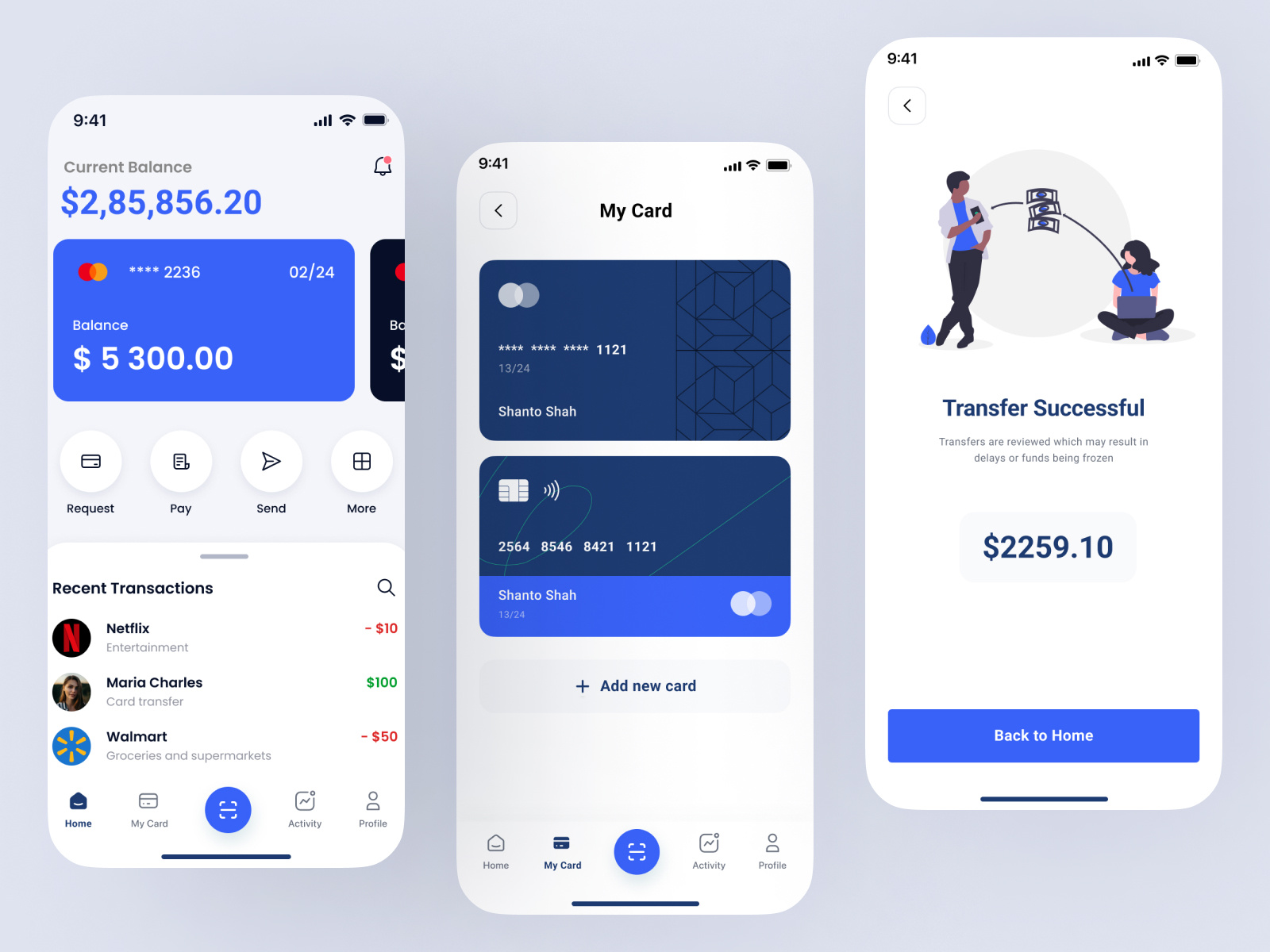 P-Pay Money Transfer Mobile App by Md Shanto Miah → ️ Hire Now on Dribbble