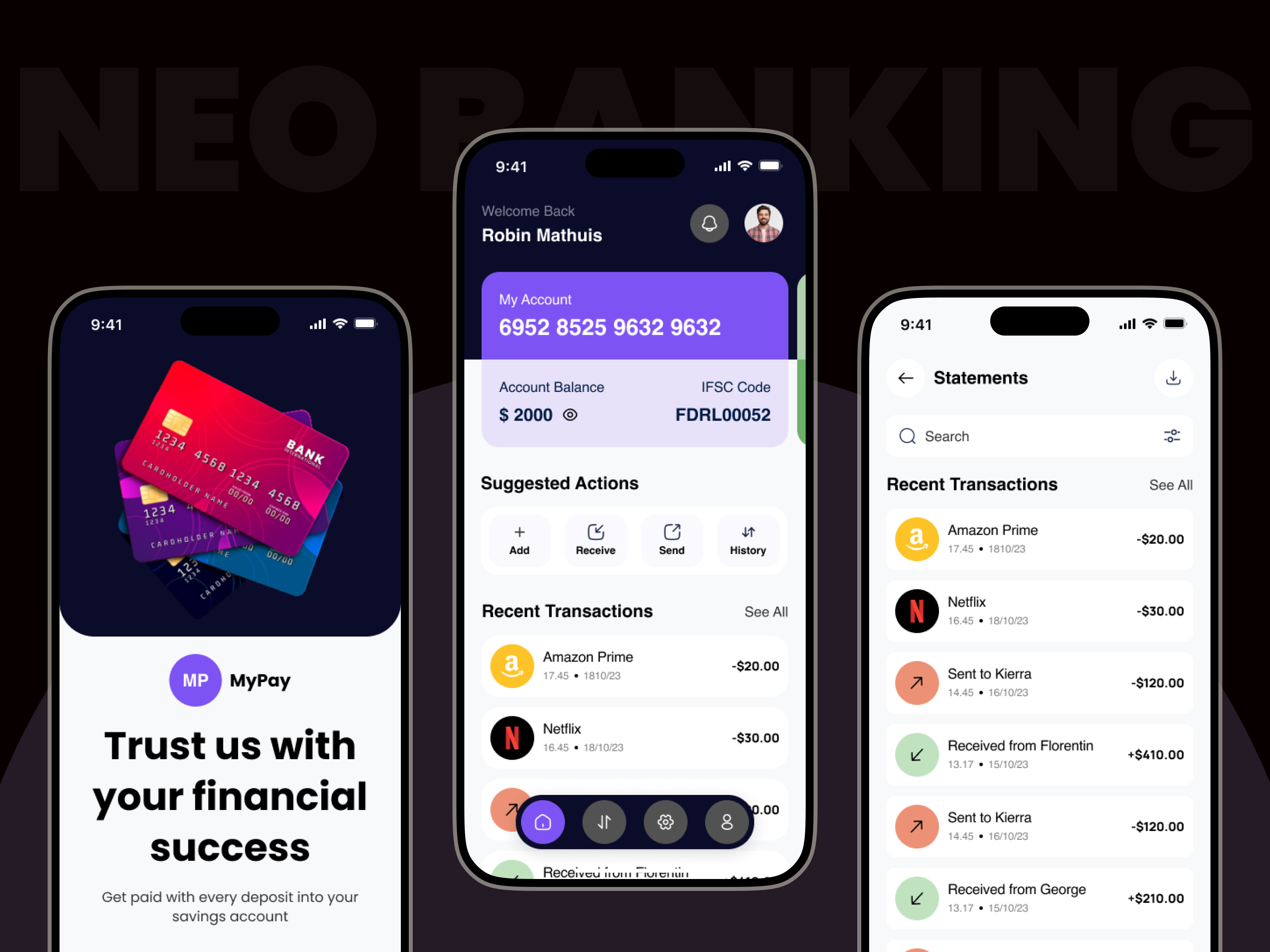 Neo Banking App and Website Design by MindInventory UI/UX for ...