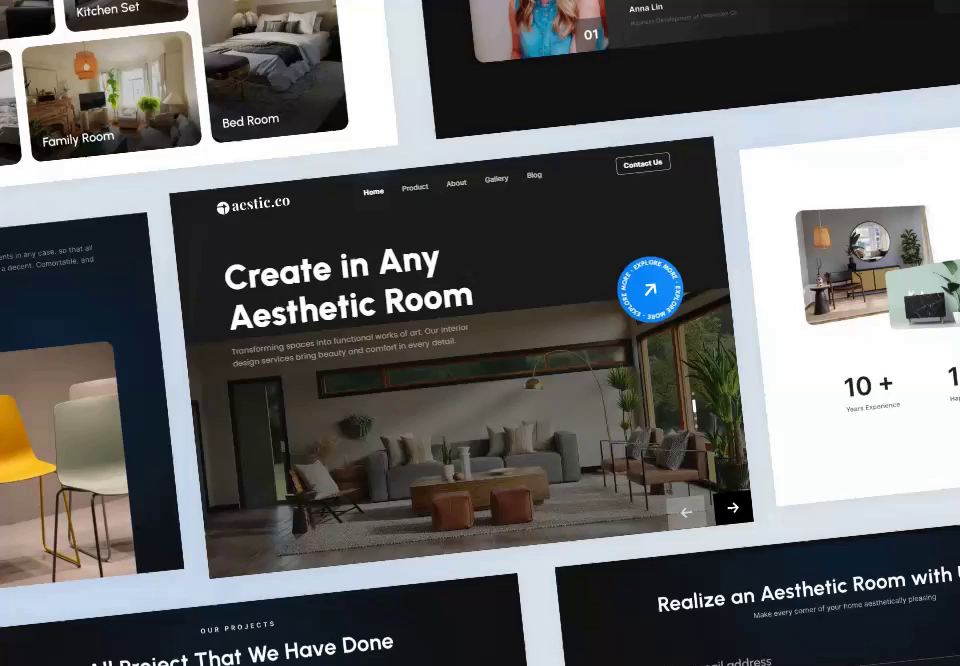 Aestic.co - Animation Landing Page by Alfian Ramadhan for Agensip UI UX ...
