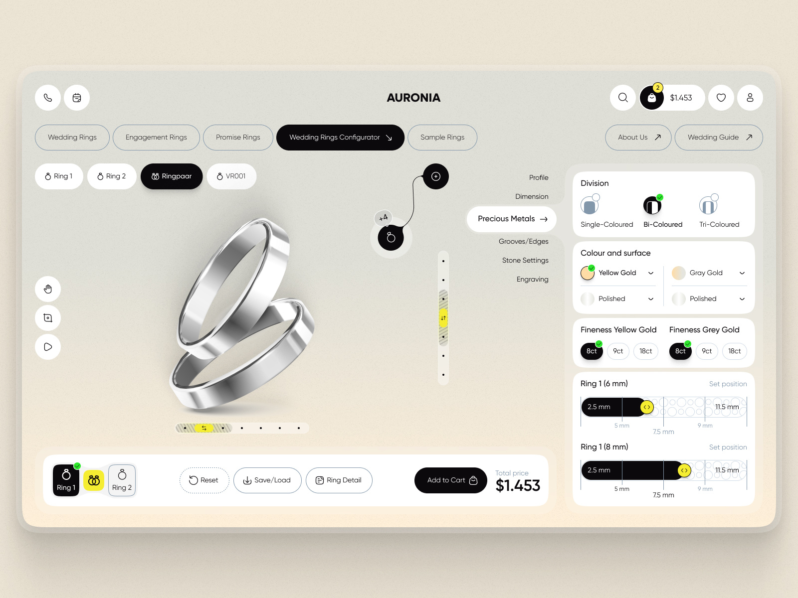 Jewelry Constructor by Ihor Gordenkov on Dribbble