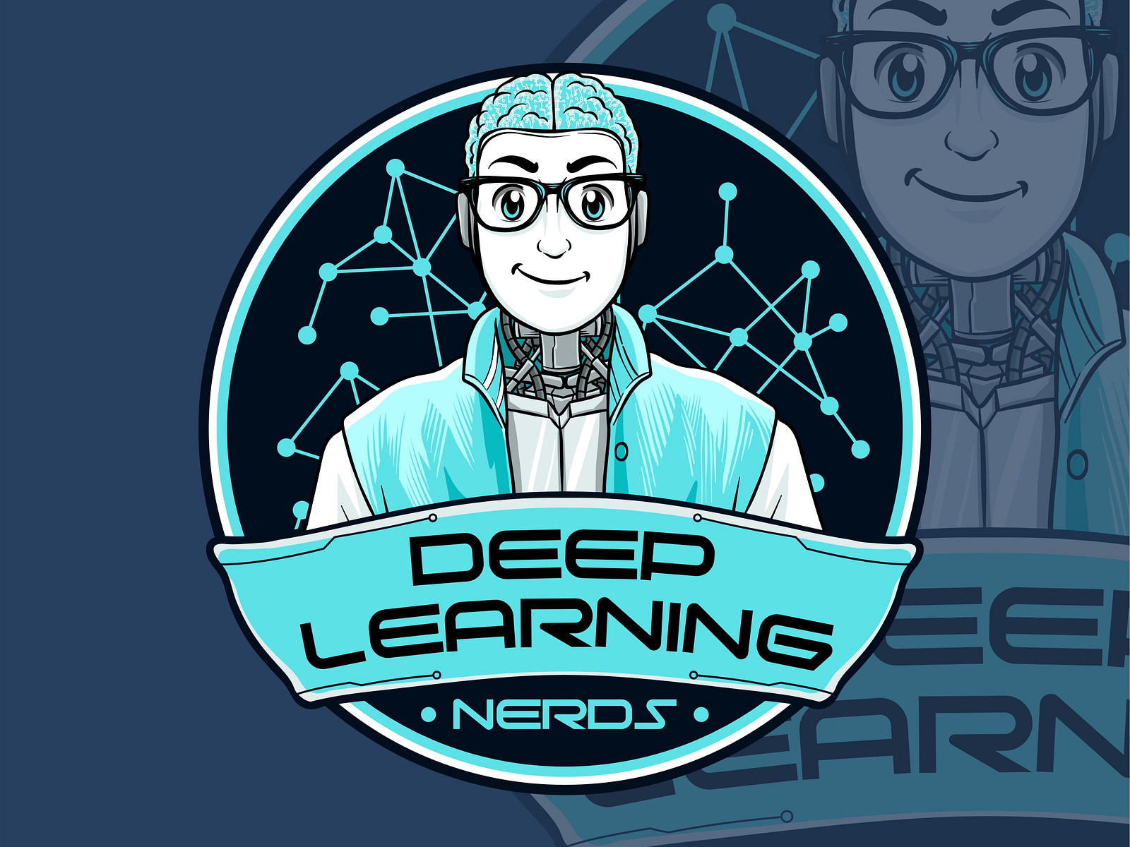 Deep Learning Nerds Logo By Ridho Sarasdiyanto On Dribbble 