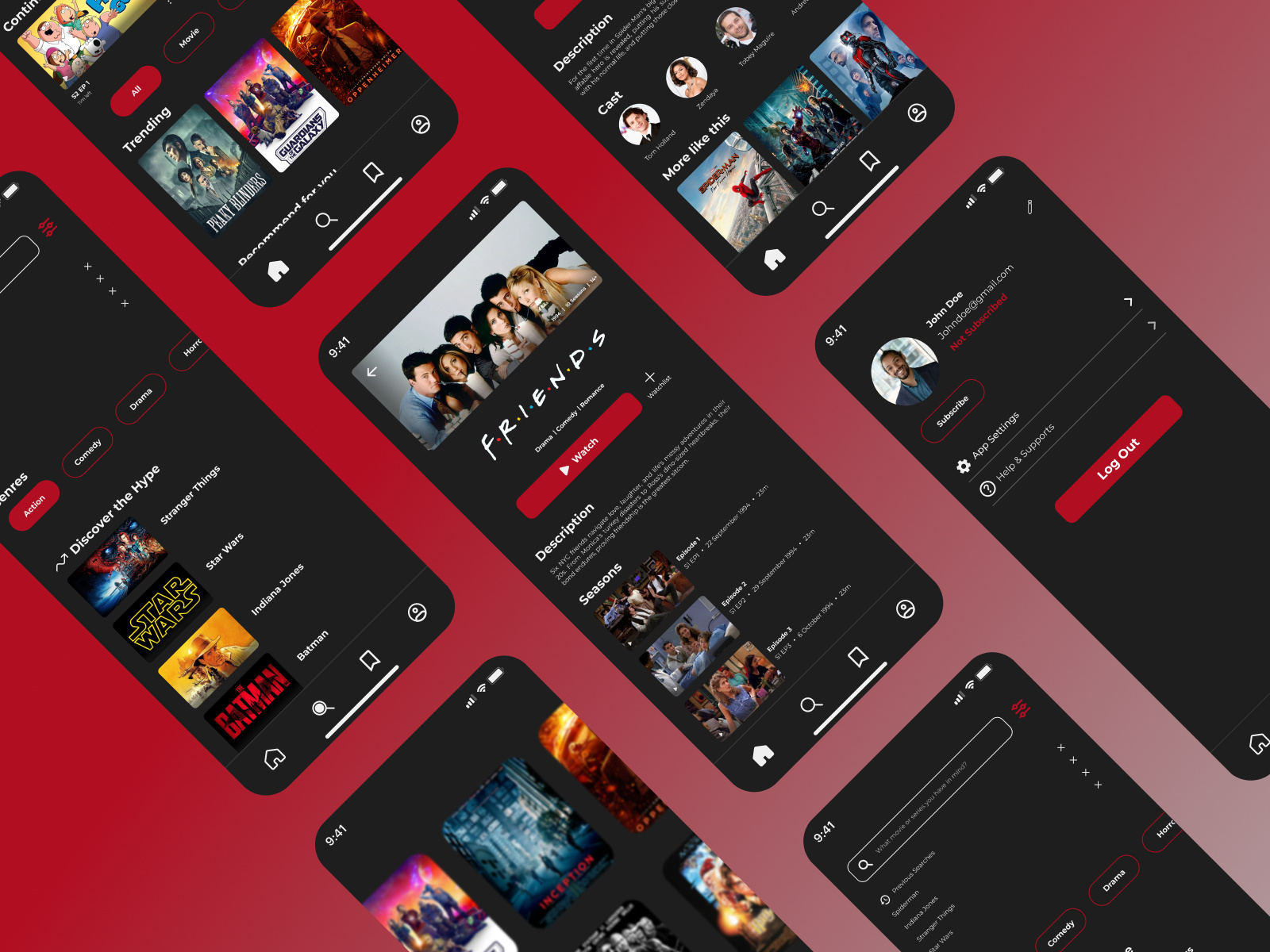 Streaming Application by FAVE Solution on Dribbble