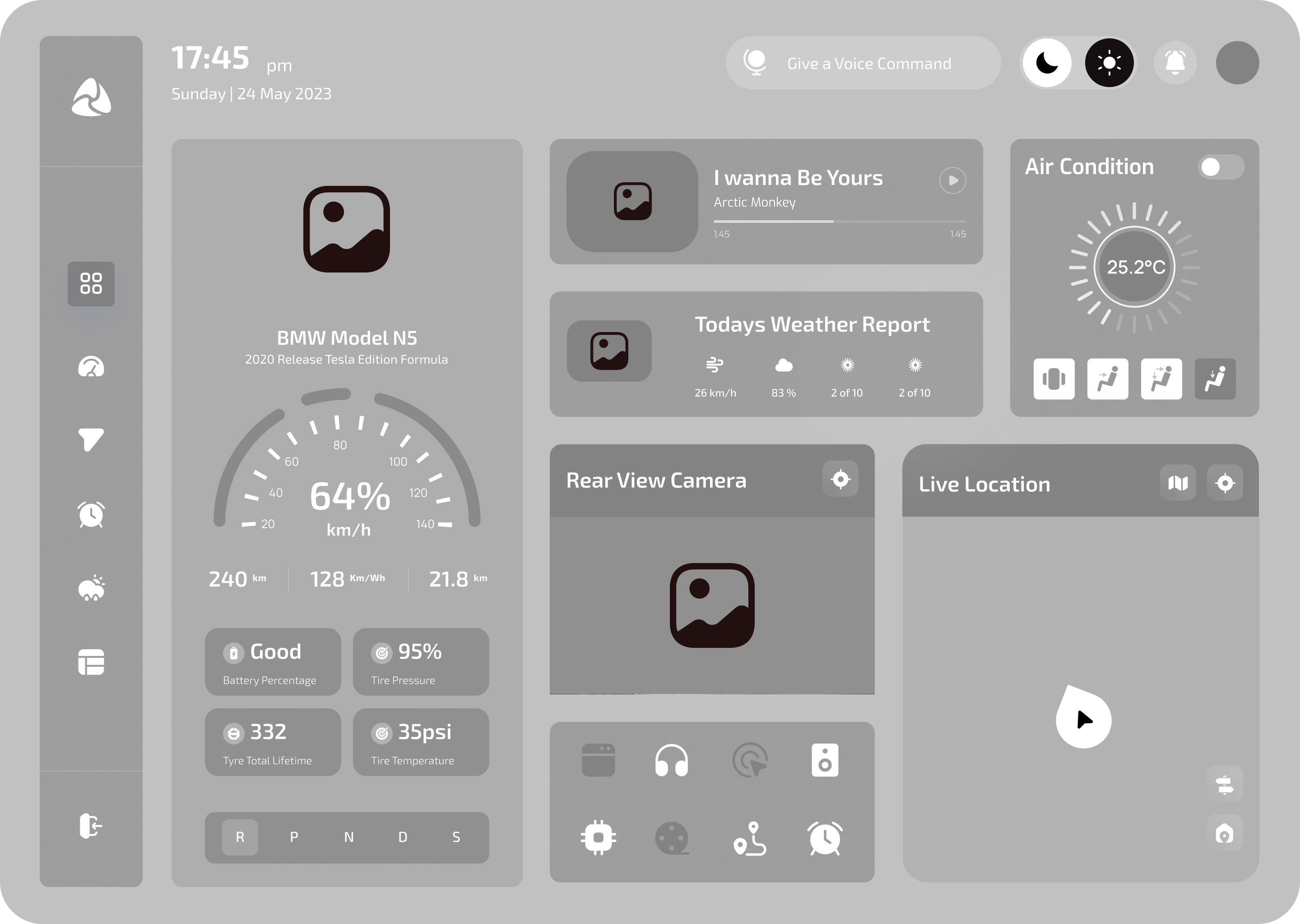 Car Automotive Dashboard UI Design by Samsun Nahar | Product Designer ...
