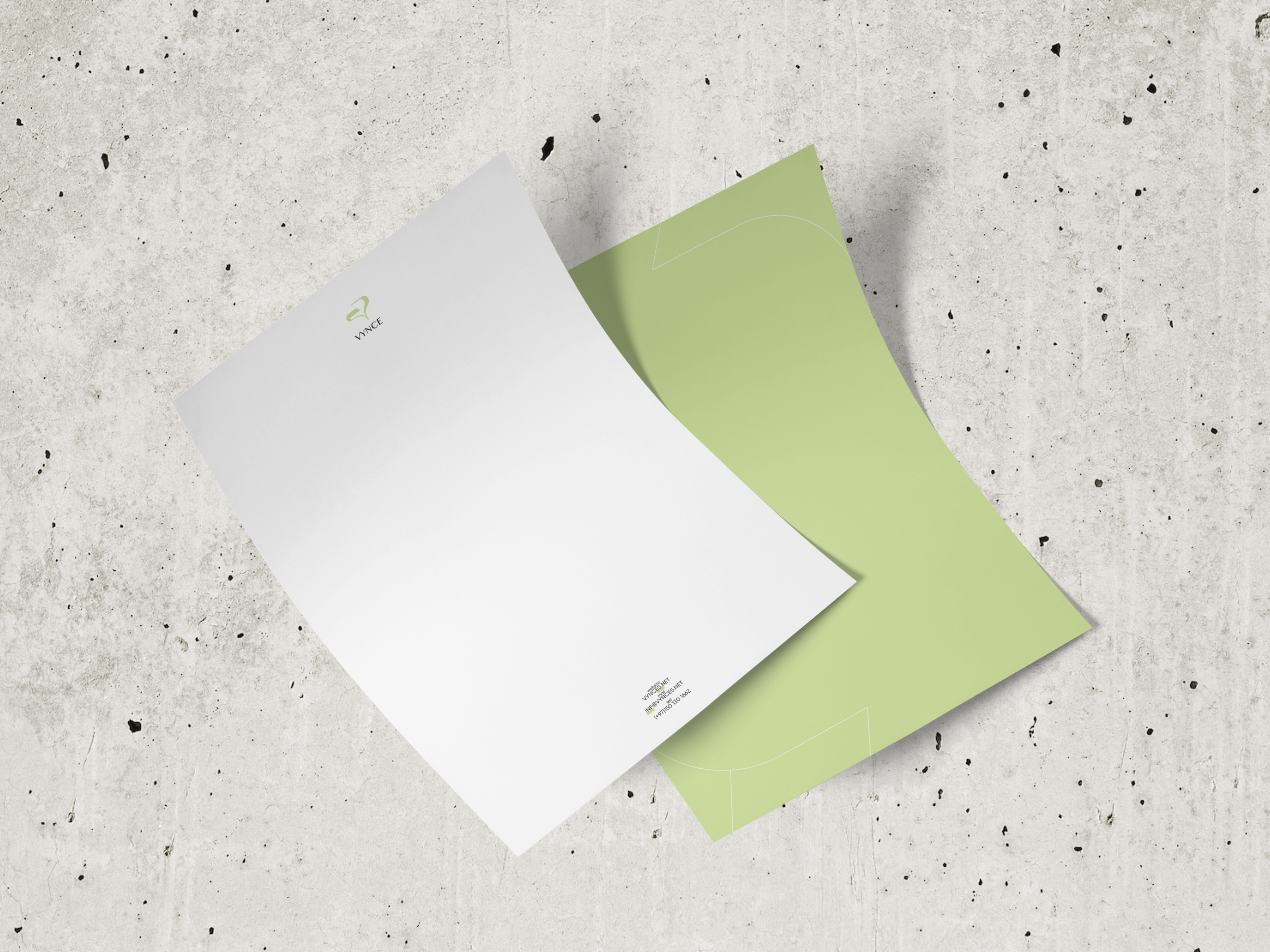 Vynce Business card by Abron Studio on Dribbble