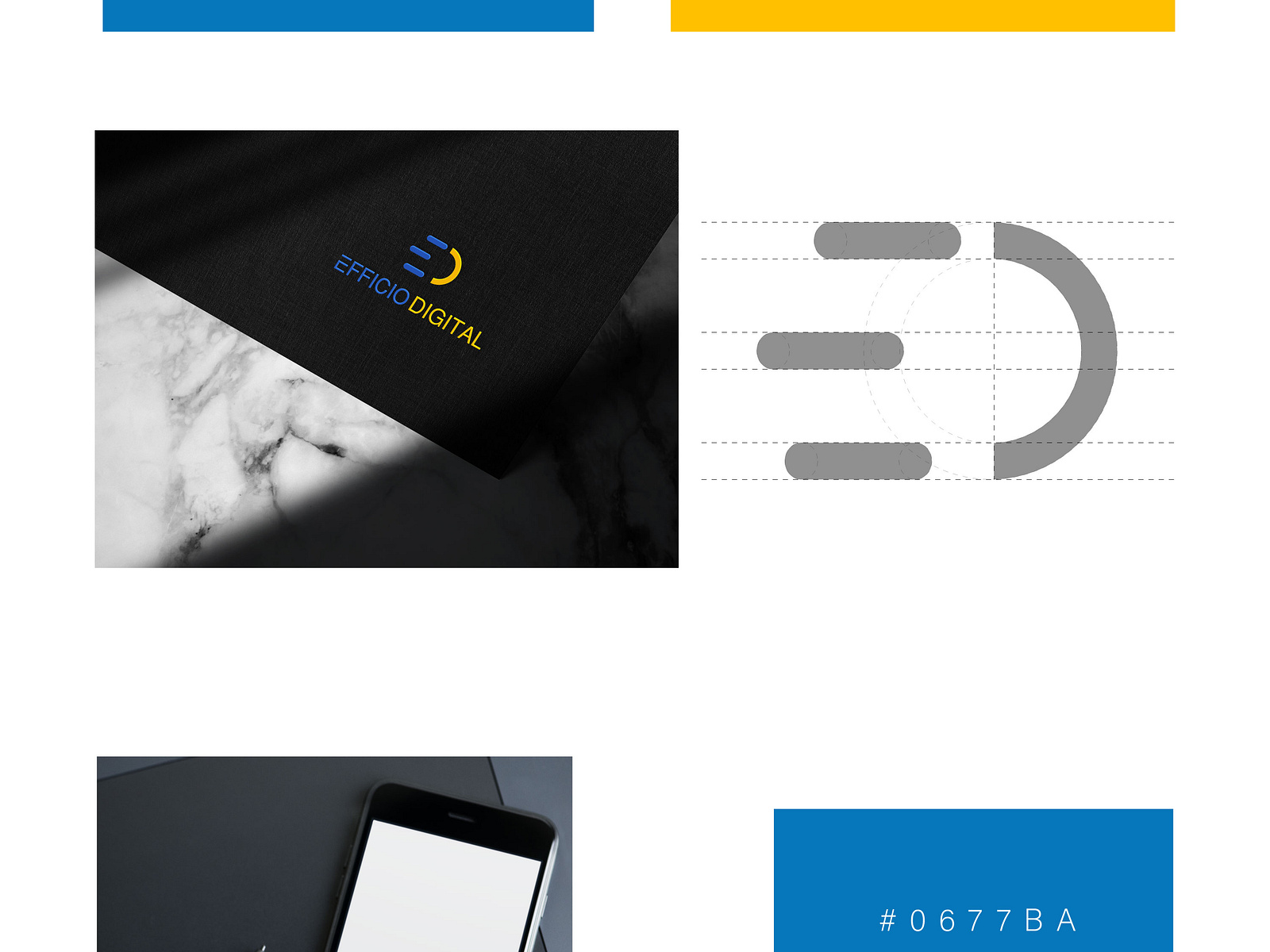 efficio digital logo by Umair Shah on Dribbble